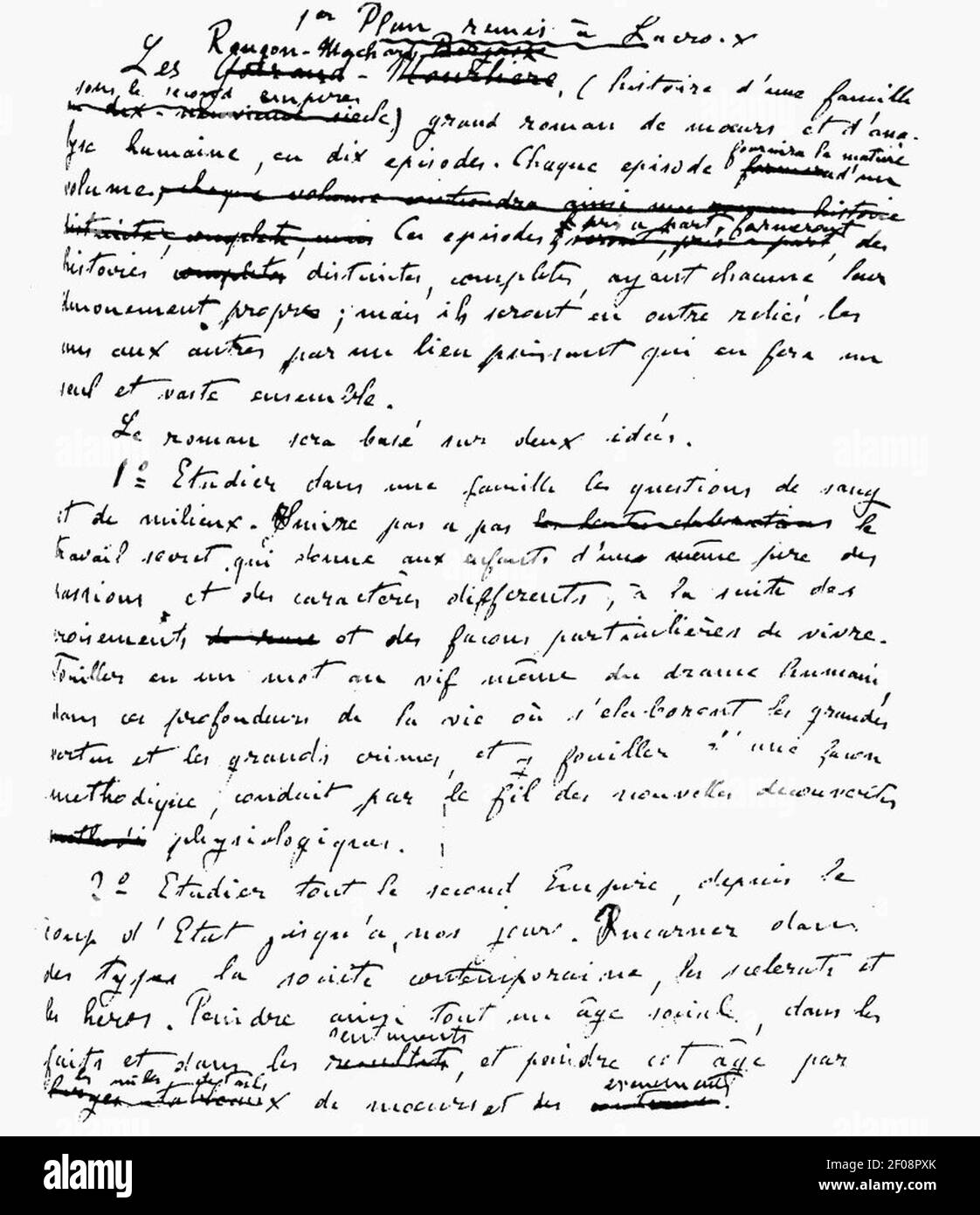 Plan Rougon 1860 Stock Photo - Alamy