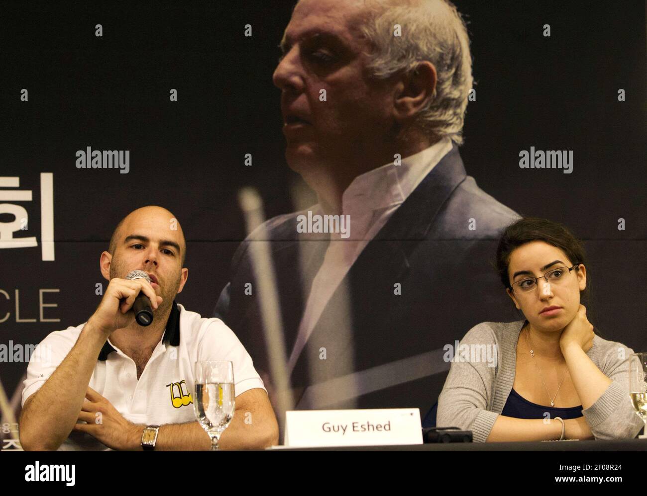 9 August 2011 - Seoul, South Korea - (L-R) Members of the West-Eastern ...
