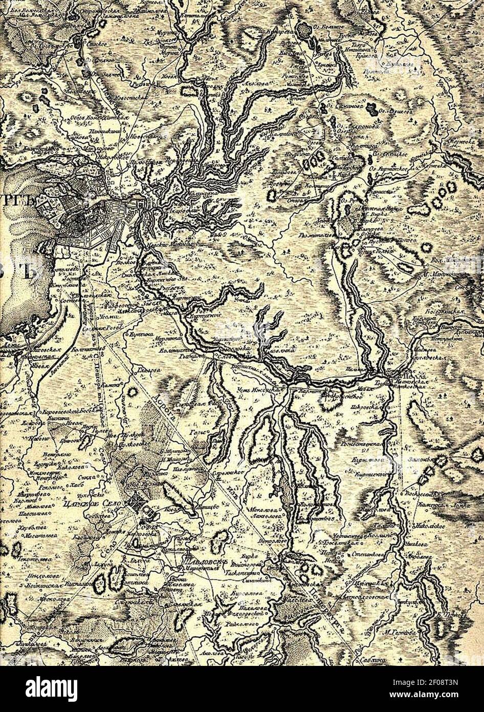 Plan SPb 1796-1800 Stock Photo - Alamy