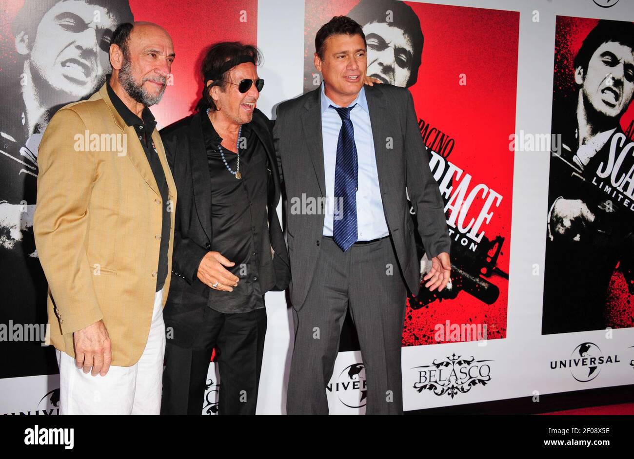 F. Murray Abraham, Al Pacino and Steven Bauer. 23 August 2011, Los ...