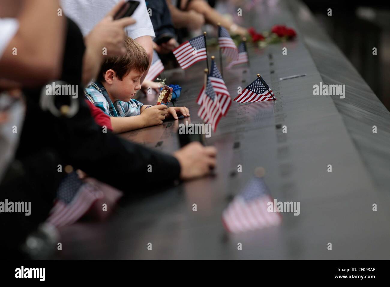 11 September 2011 - New York, NY - Family members of the victims of the ...