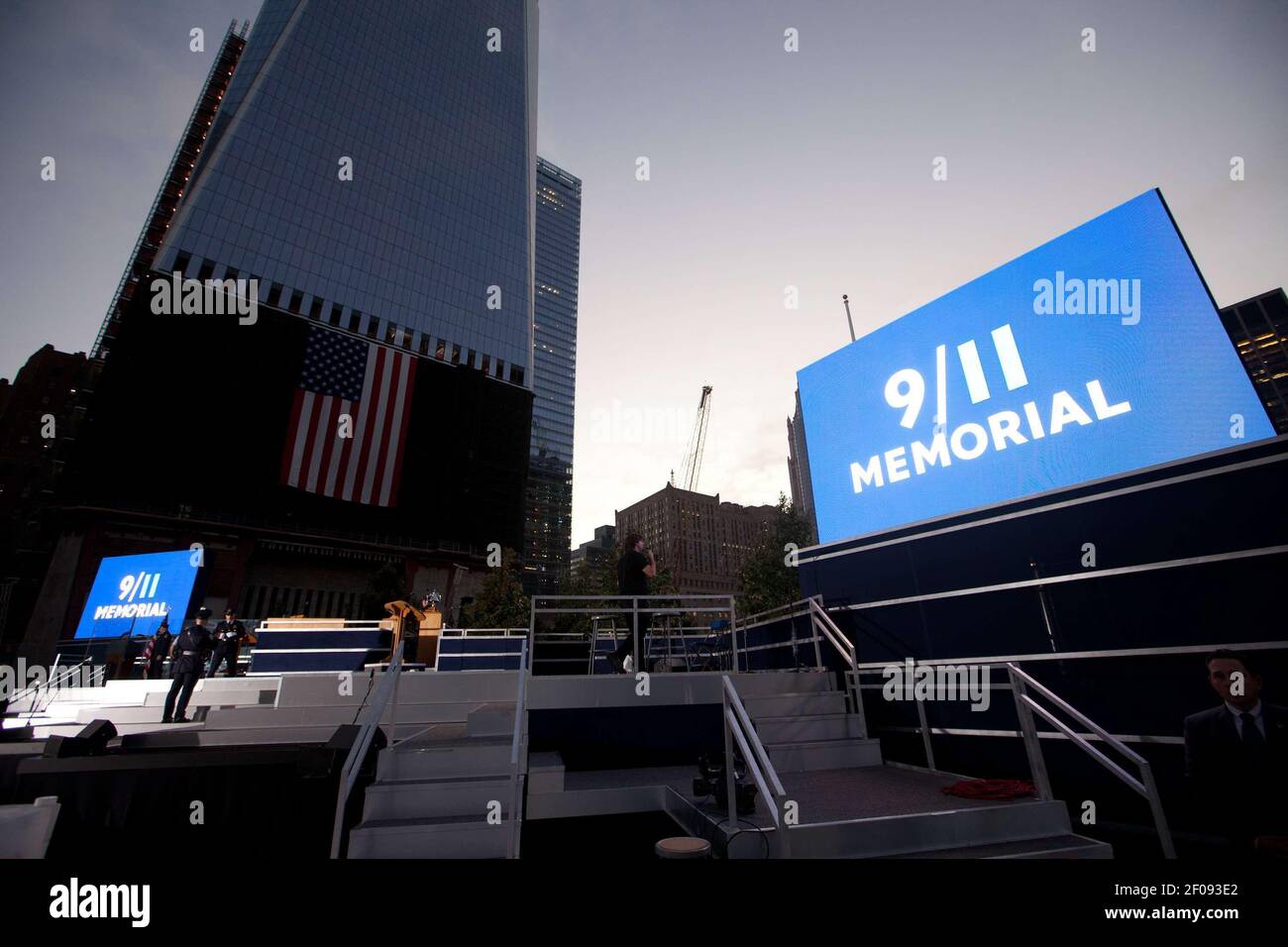 11 September 2011 - New York, NY - During tenth anniversary ceremonies ...