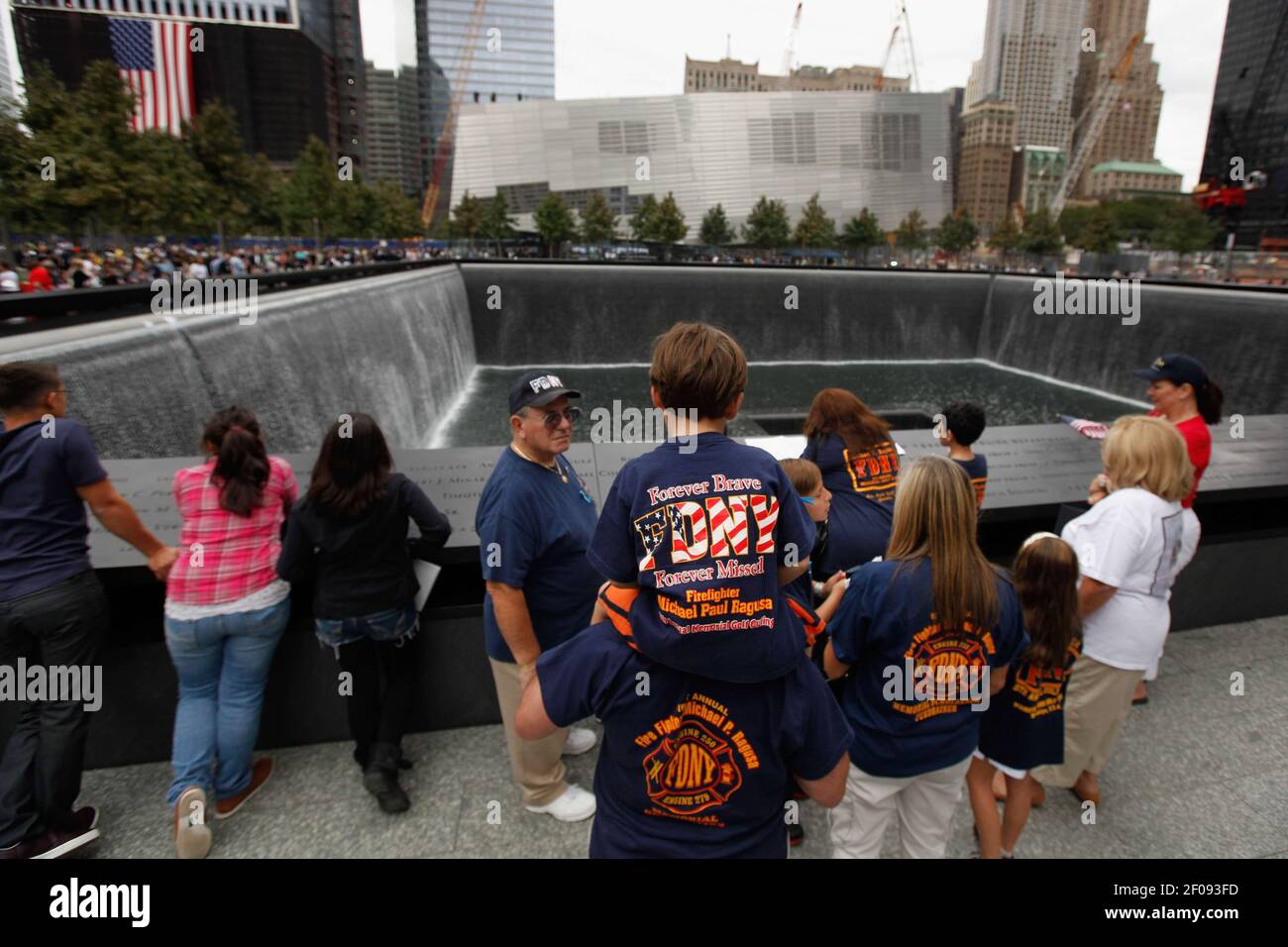 11 September 2011 - New York, NY - Family members of the victims of the ...