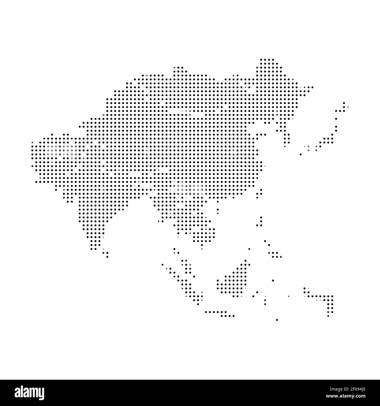 Europe pixel vector map. Square dot pixel Europe map background Stock ...