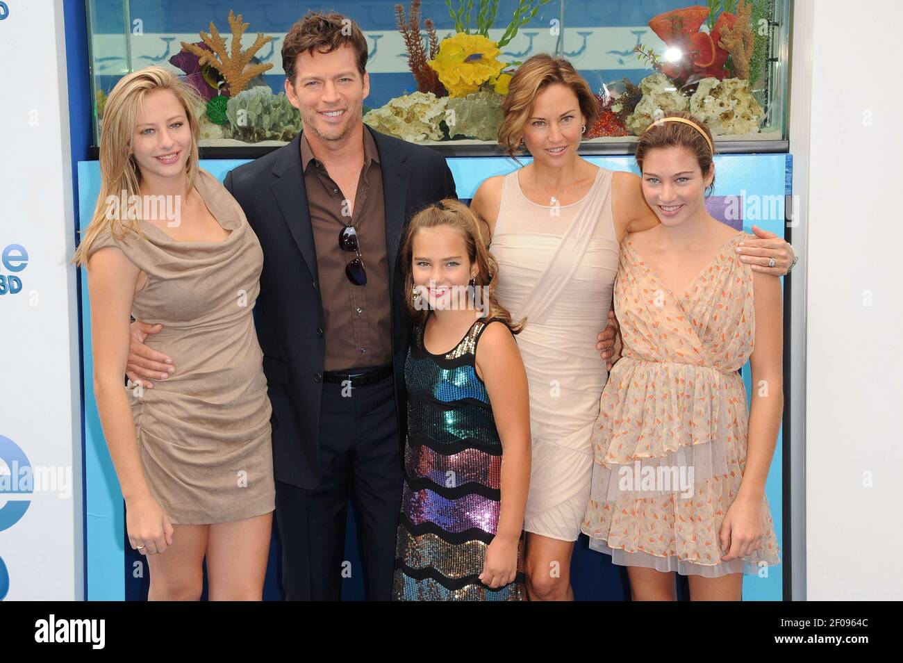Harry Connick Jr. and Jill Goodacre with family. 17 September 2011 ...