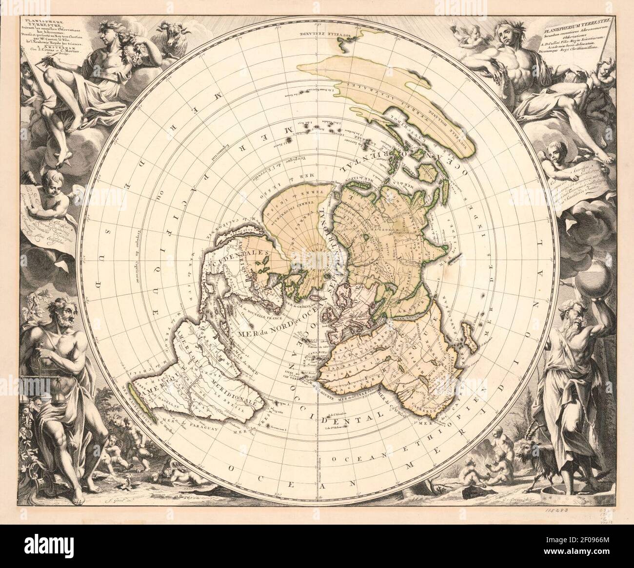 Planisphere terrestre, suivant les nouvelles observations des ...