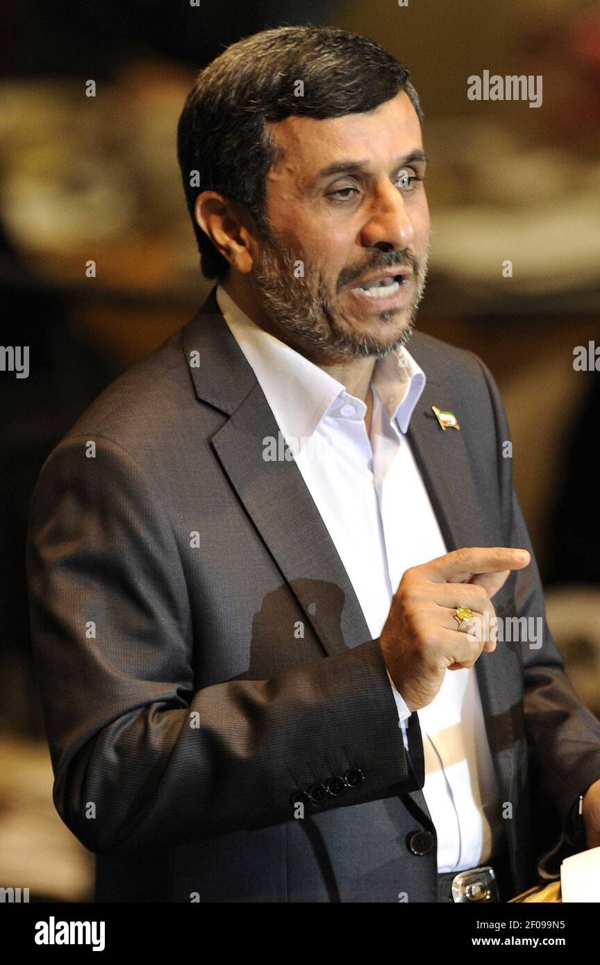 22 September 2011 - New York, NY - Iranian President Mahmoud ...