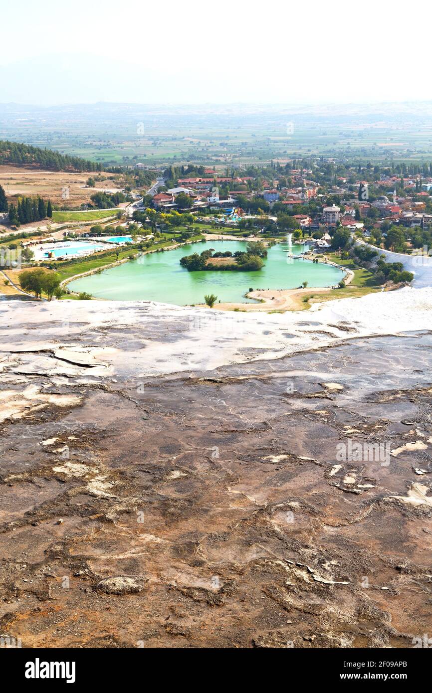 Bath travertine asia the old calcium Stock Photo - Alamy
