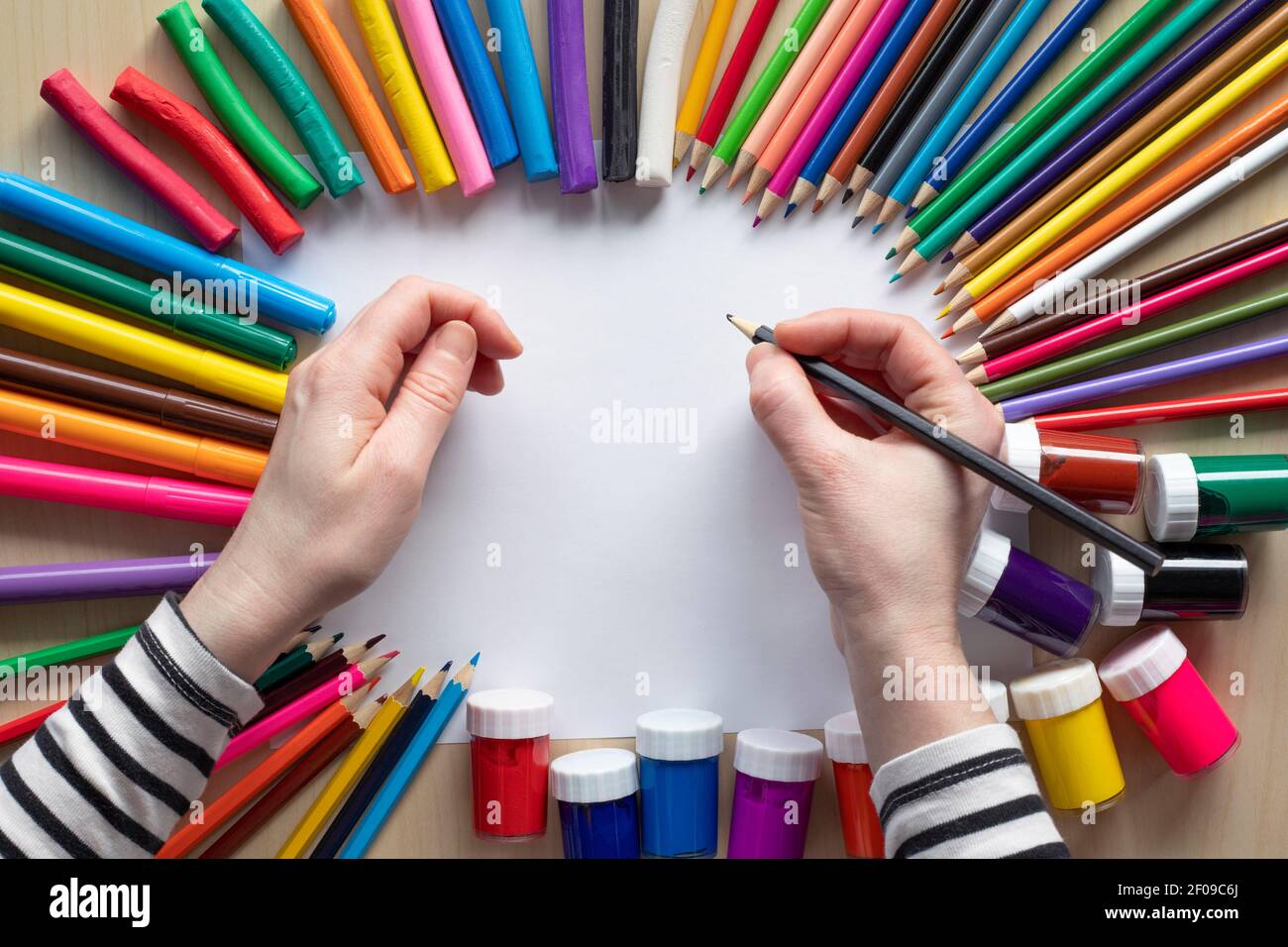 Arts, hobby or craft concept Stock Photo - Alamy