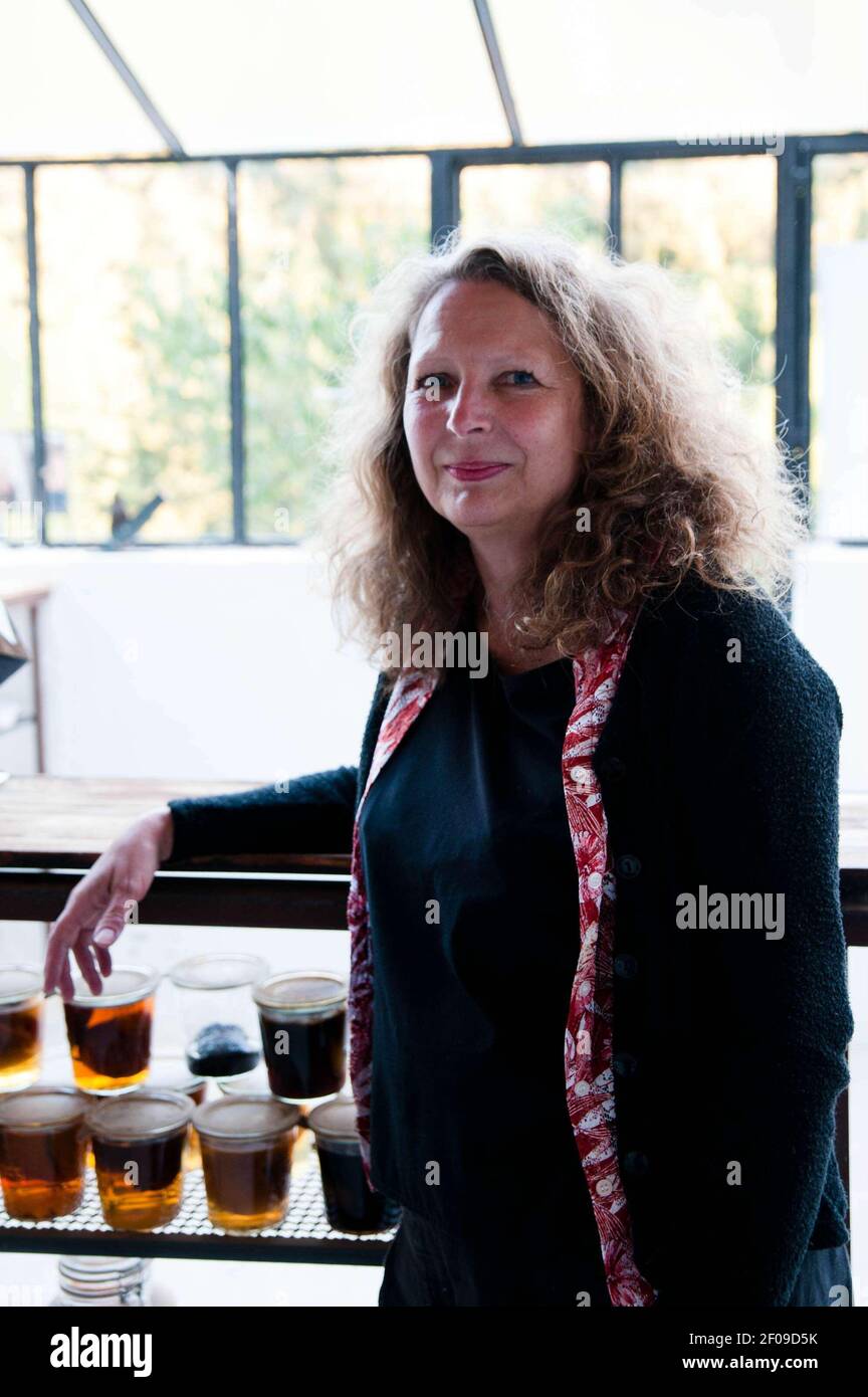 Jacqueline Dolder. 8 October 2011, Viterbo, Italy. La Serpara, Open Space Museum opens his door ...