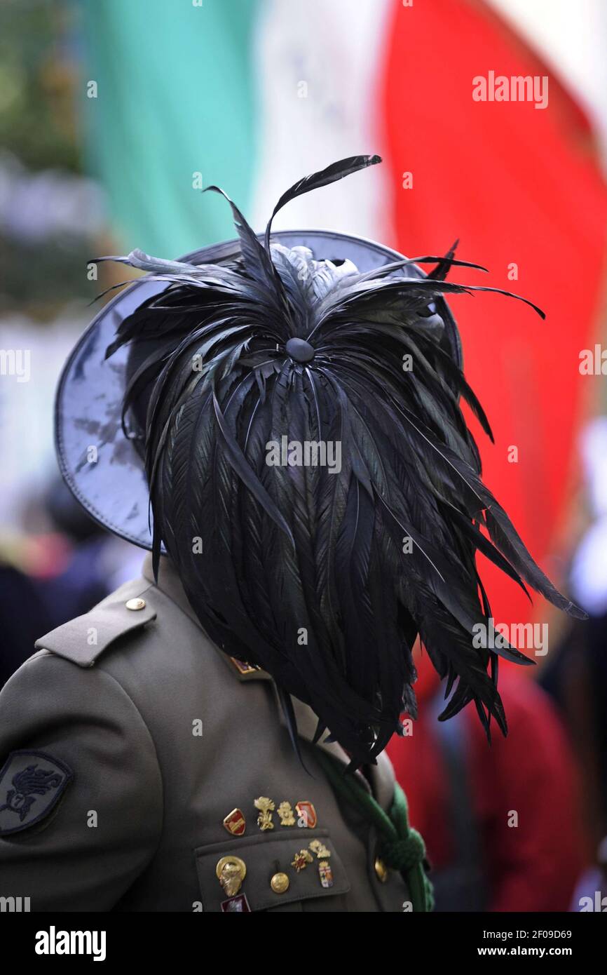 10 October 2011 - New York - A members of the Garibaldi Guard 39th New ...