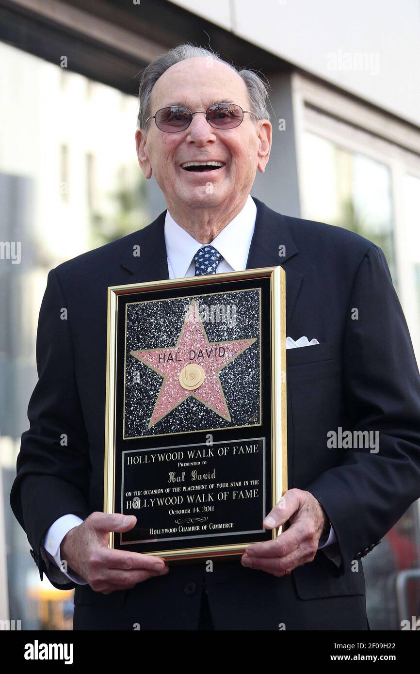 13 October 2011 - Hollywood, CA - Hal David is honored with a star on ...