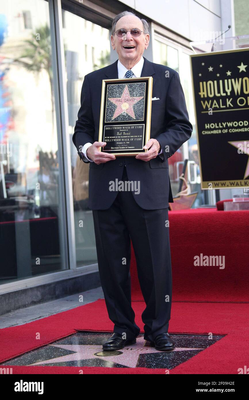 13 October 2011 - Hollywood, CA - Hal David is honored with a star on ...