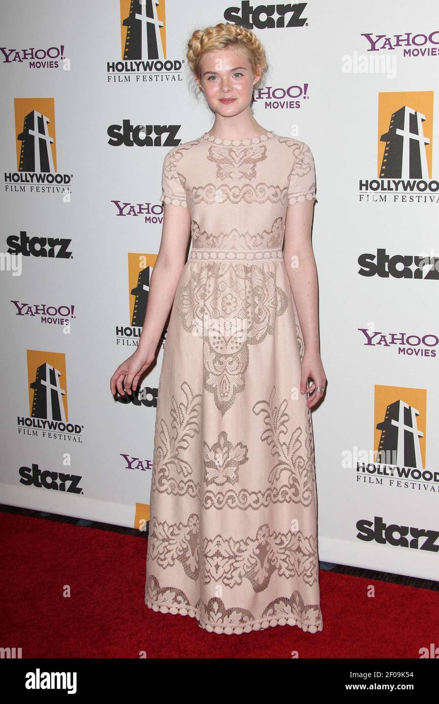 24 October 2011 - Beverly Hills, CA - Elle Fanning arrives to the 15th ...