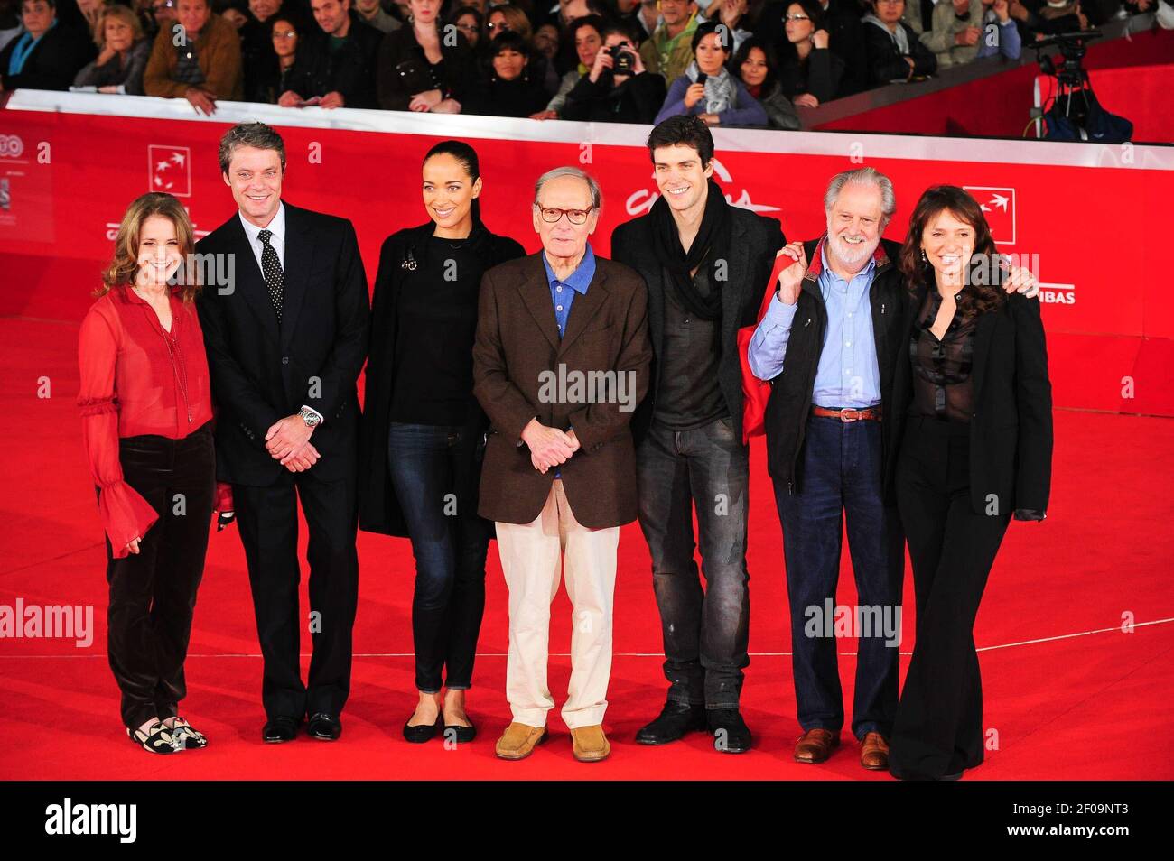 Debra Winger, Pierre Thoretton, Carmen Chaplin, Ennio Morricone ...