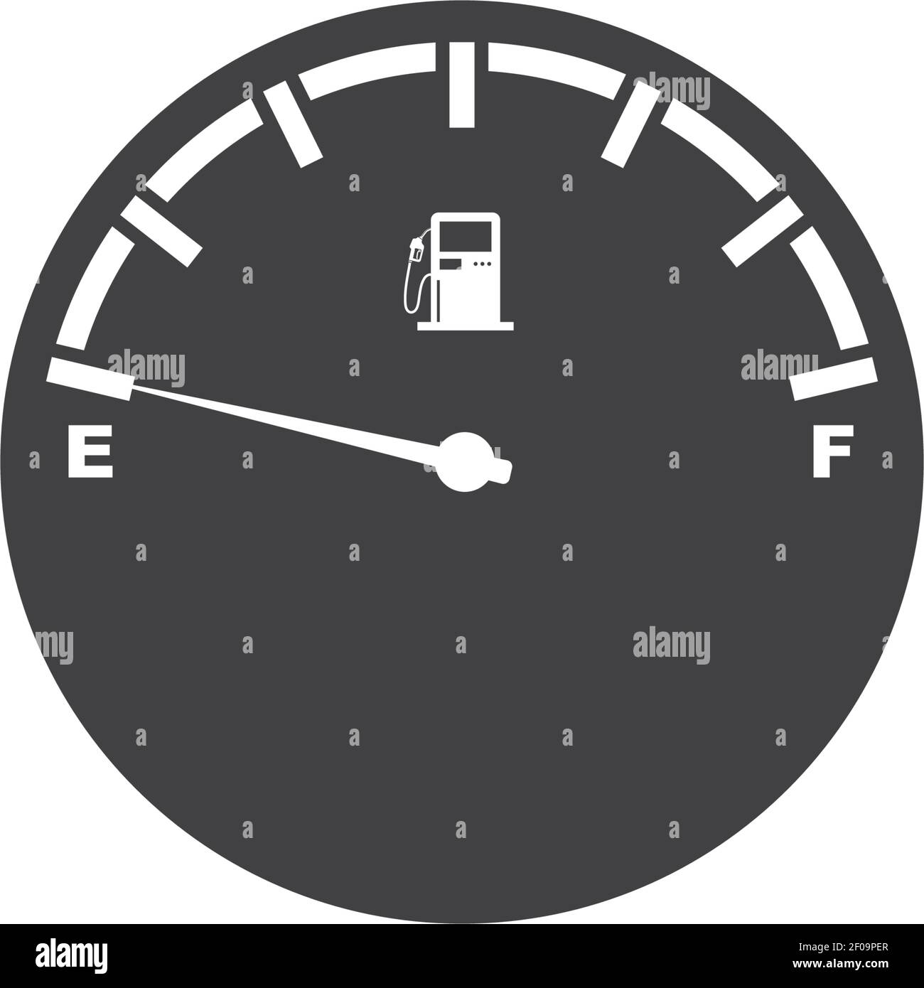 Empty petrol gage Stock Vector Images - Alamy