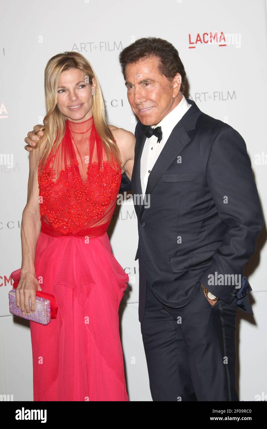 05 November 2011 - Los Angeles, CA - Andrea Wynn and Steve Wynn arrive ...