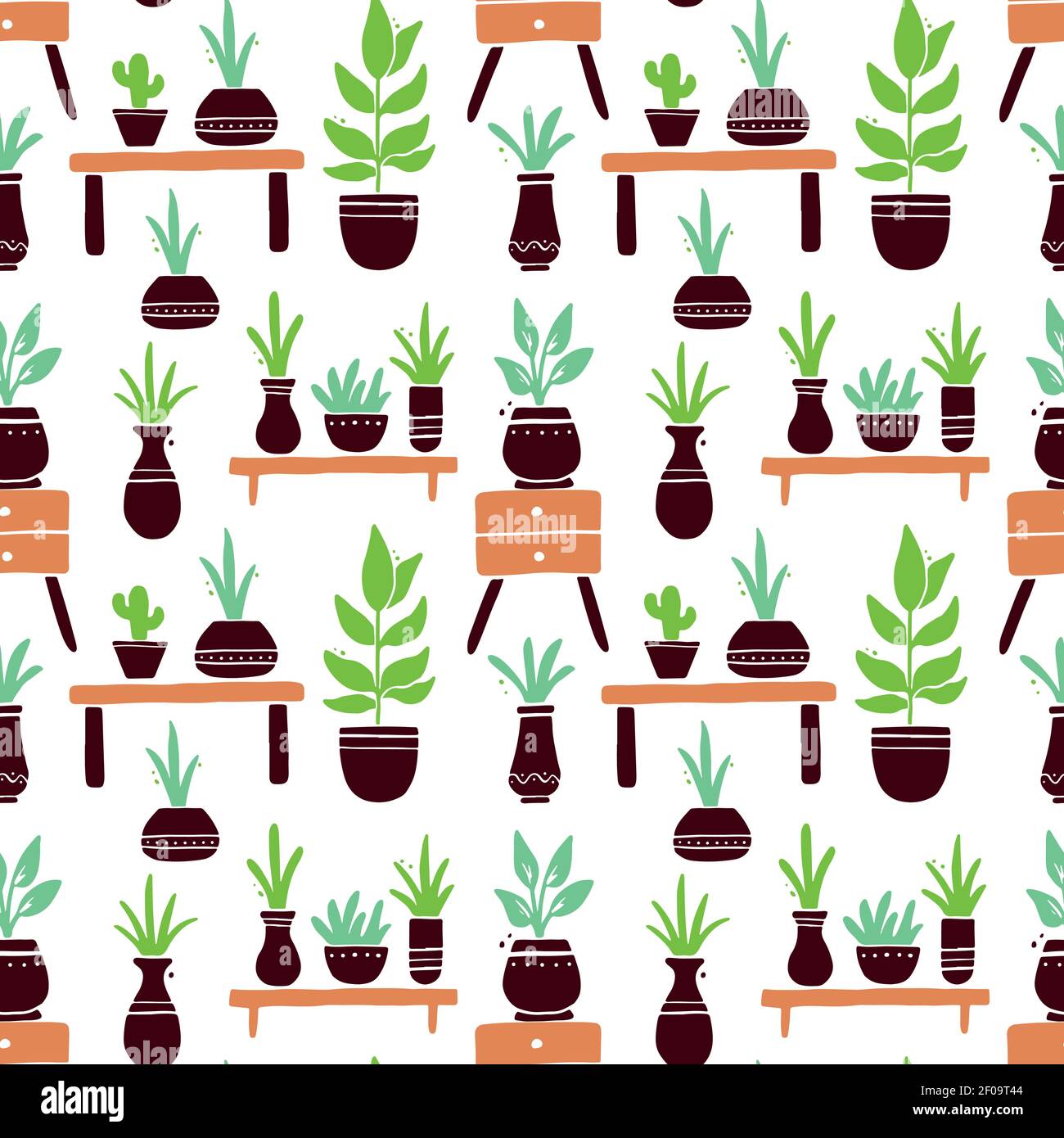 Simple house plant drawing hi-res stock photography and images - Alamy