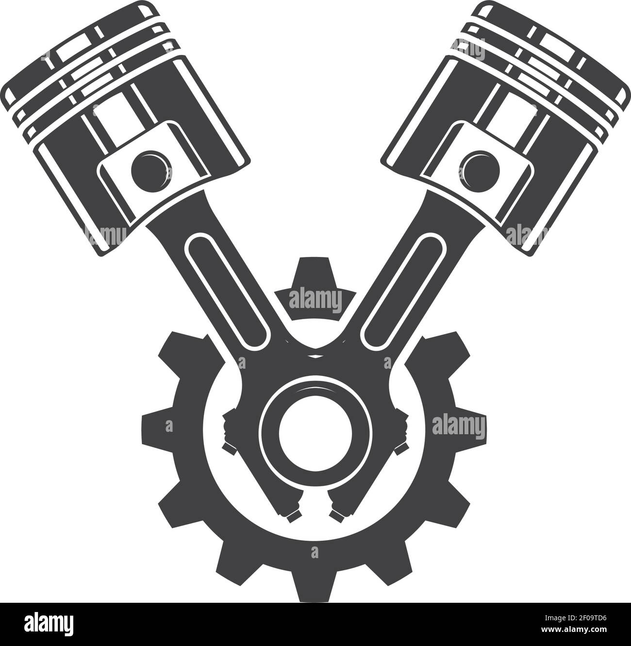 piston vector icon illustration design template Stock Vector Image ...
