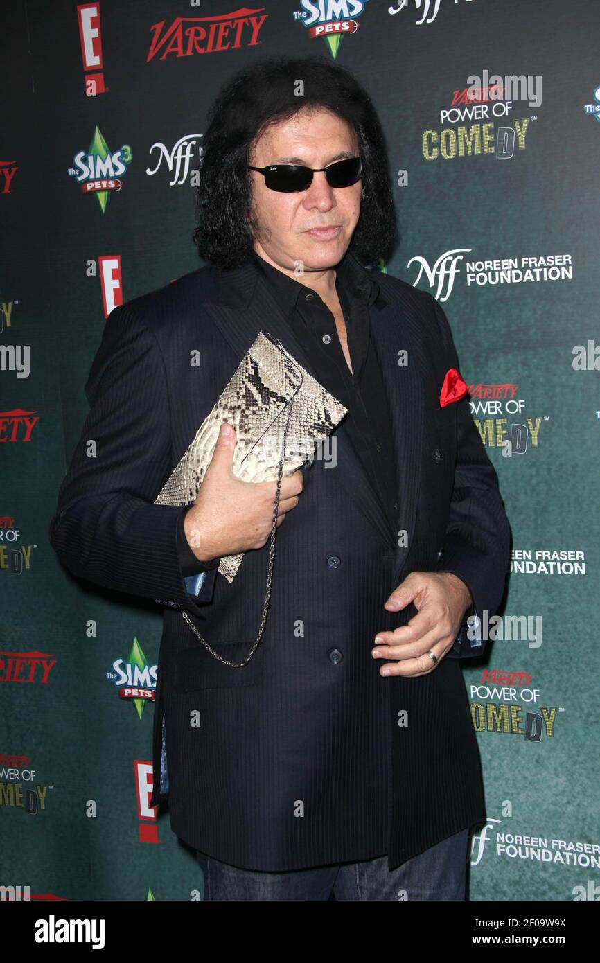 19 November 2011 - Hollywood, CA - Gene Simmons arrives to the Variety ...