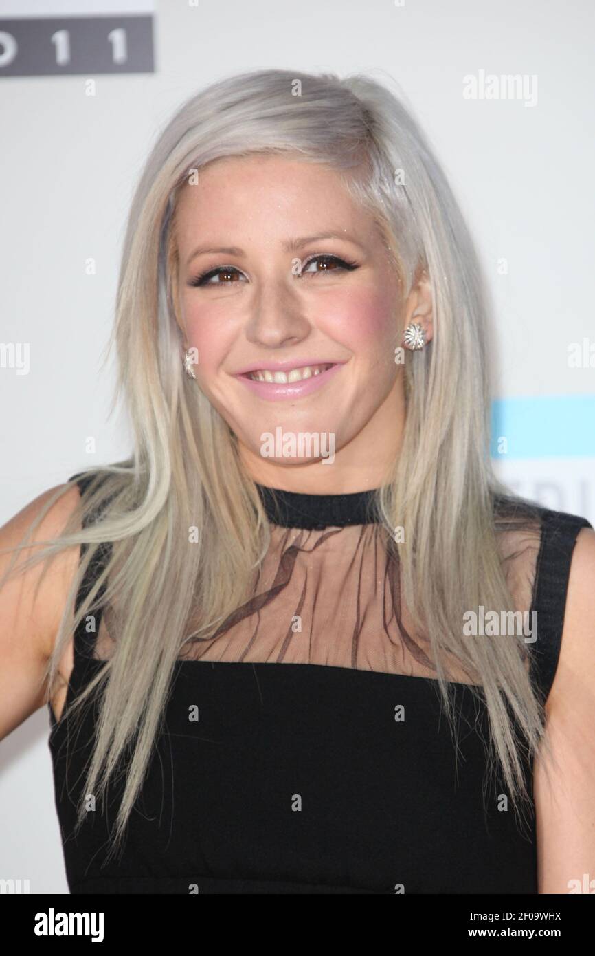 20 November 2011 - Los Angeles, CA - Ellie Goulding arrives to the 2011 ...