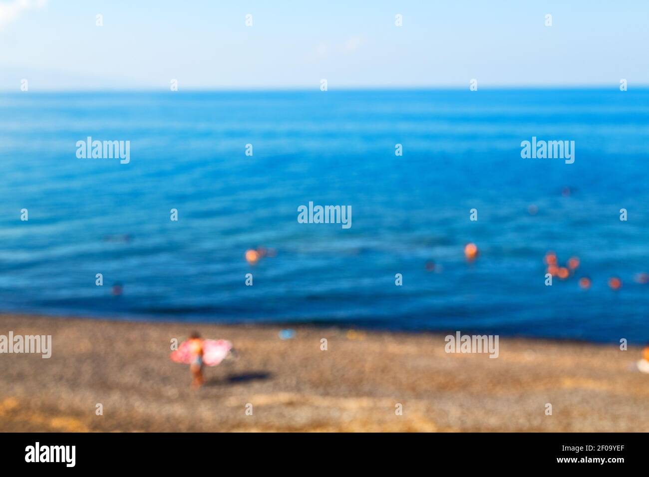 Santorini greece blurred view hi-res stock photography and images - Alamy