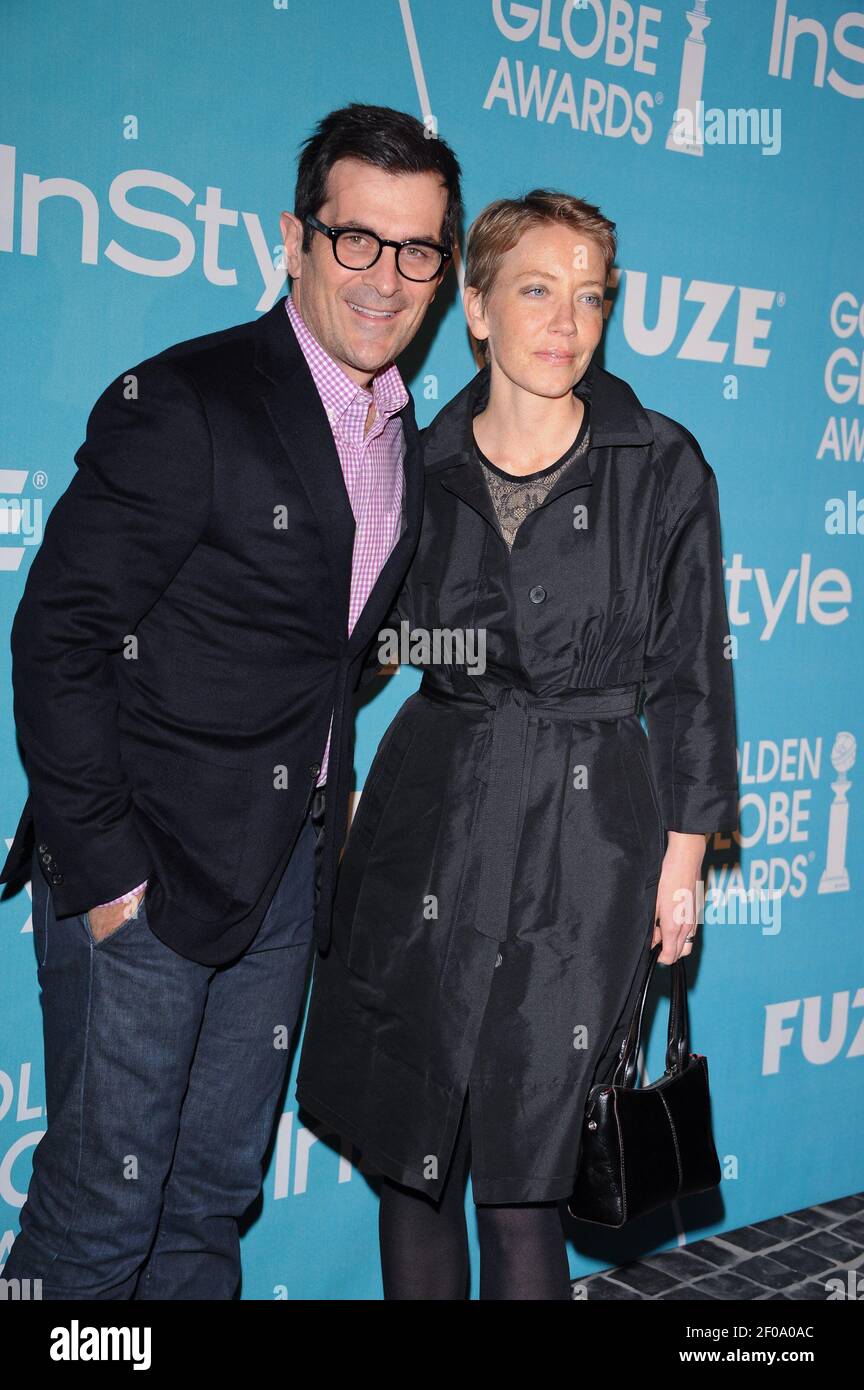 Ty Burrell and his wife Holly. 8 December 2011, Los Angeles, California ...
