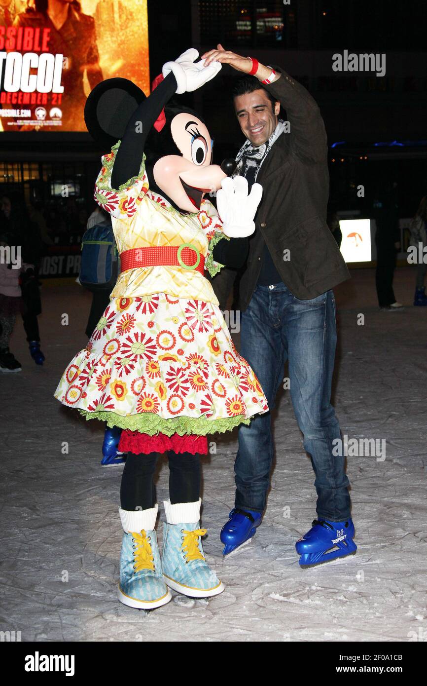 14 December 2011 - Los Angeles, CA - Gilles Marini and Minnie Mouse ...