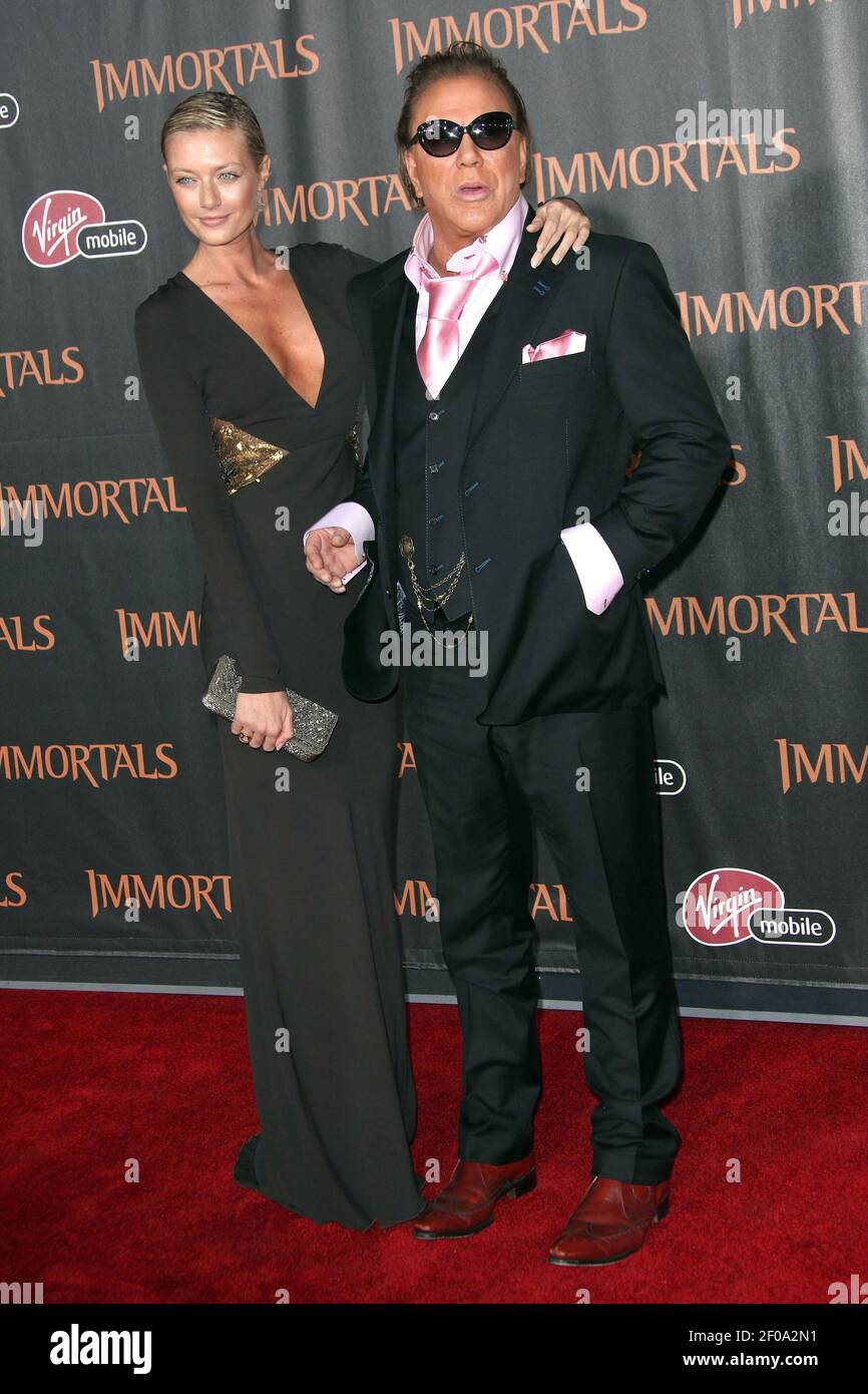 07 November 2011 - Los Angeles, CA - Mickey Rourke arrives to the ...