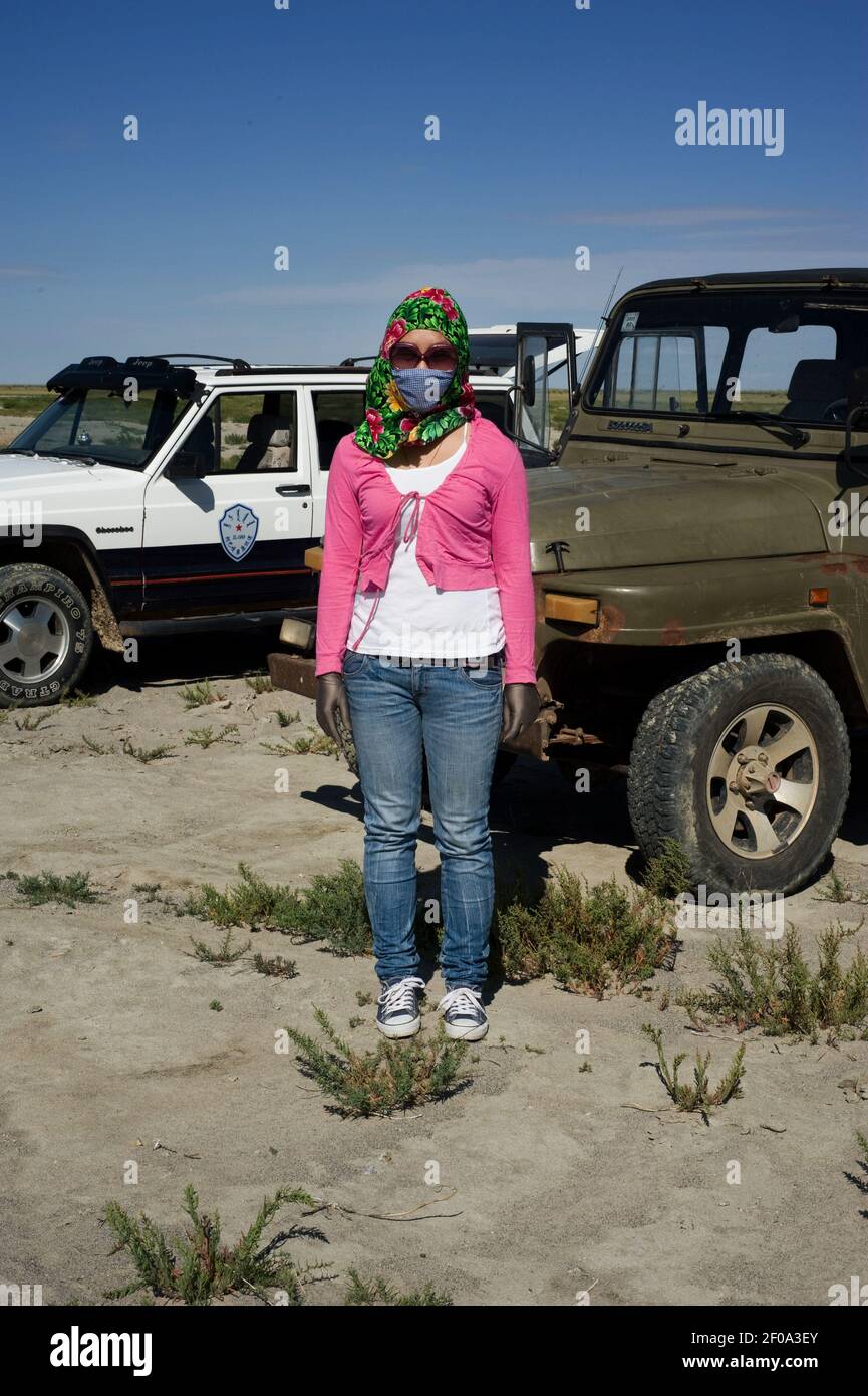 Lin Lin is a biologist and in charge of soils analysis. (Photo by ...