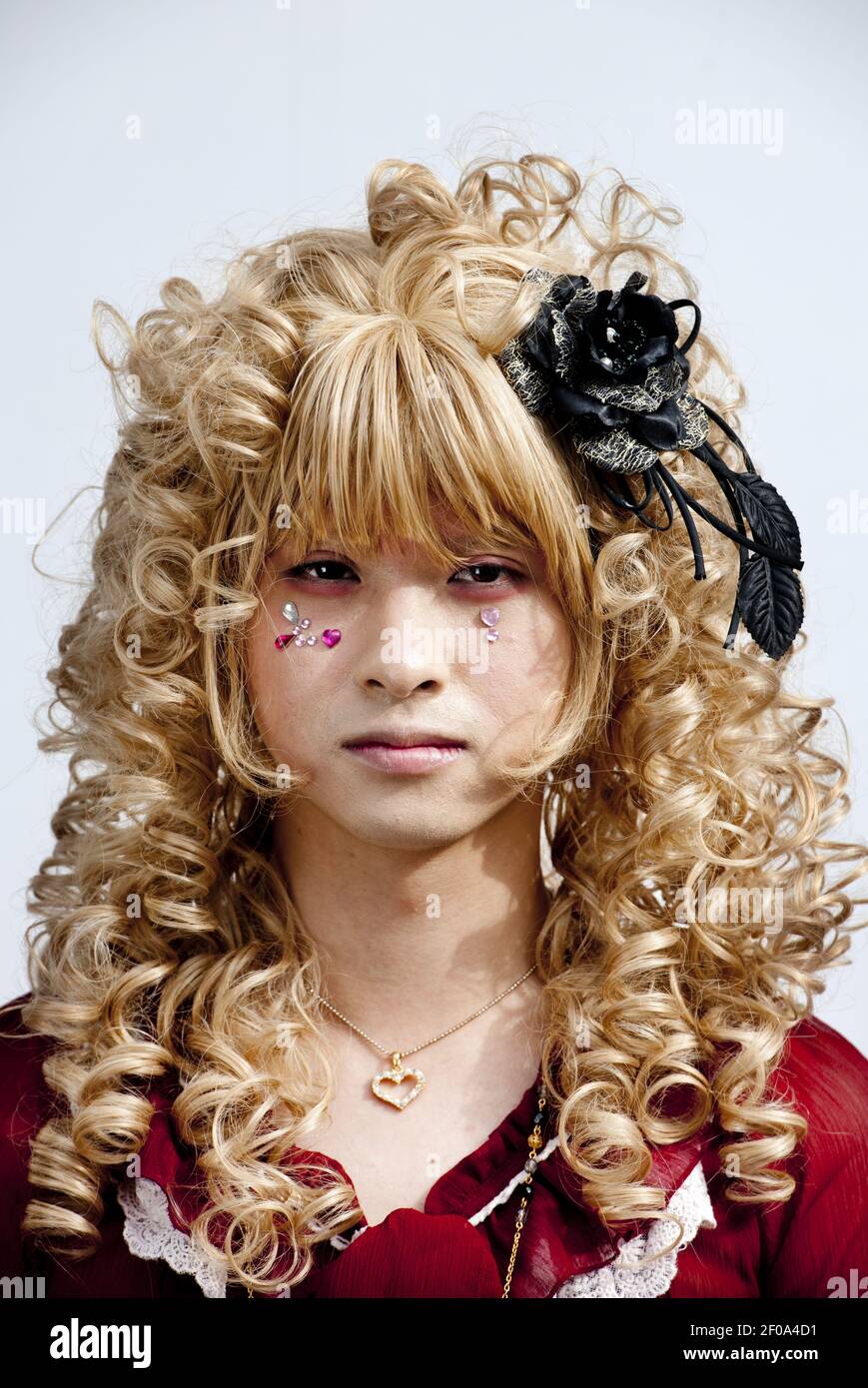 Harajuku's youth culture in Tokyo, Japan. Harajuku fashion in Yoyogi ...