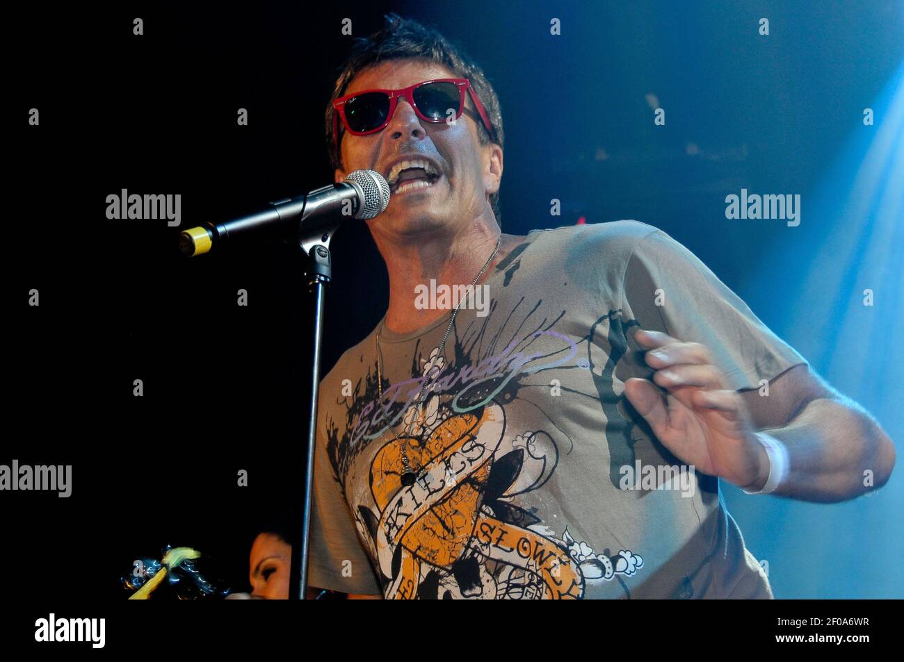 Evandro Mesquita - durante Camarote do Bar Brahma no Sambodromo. SÃ£o ...