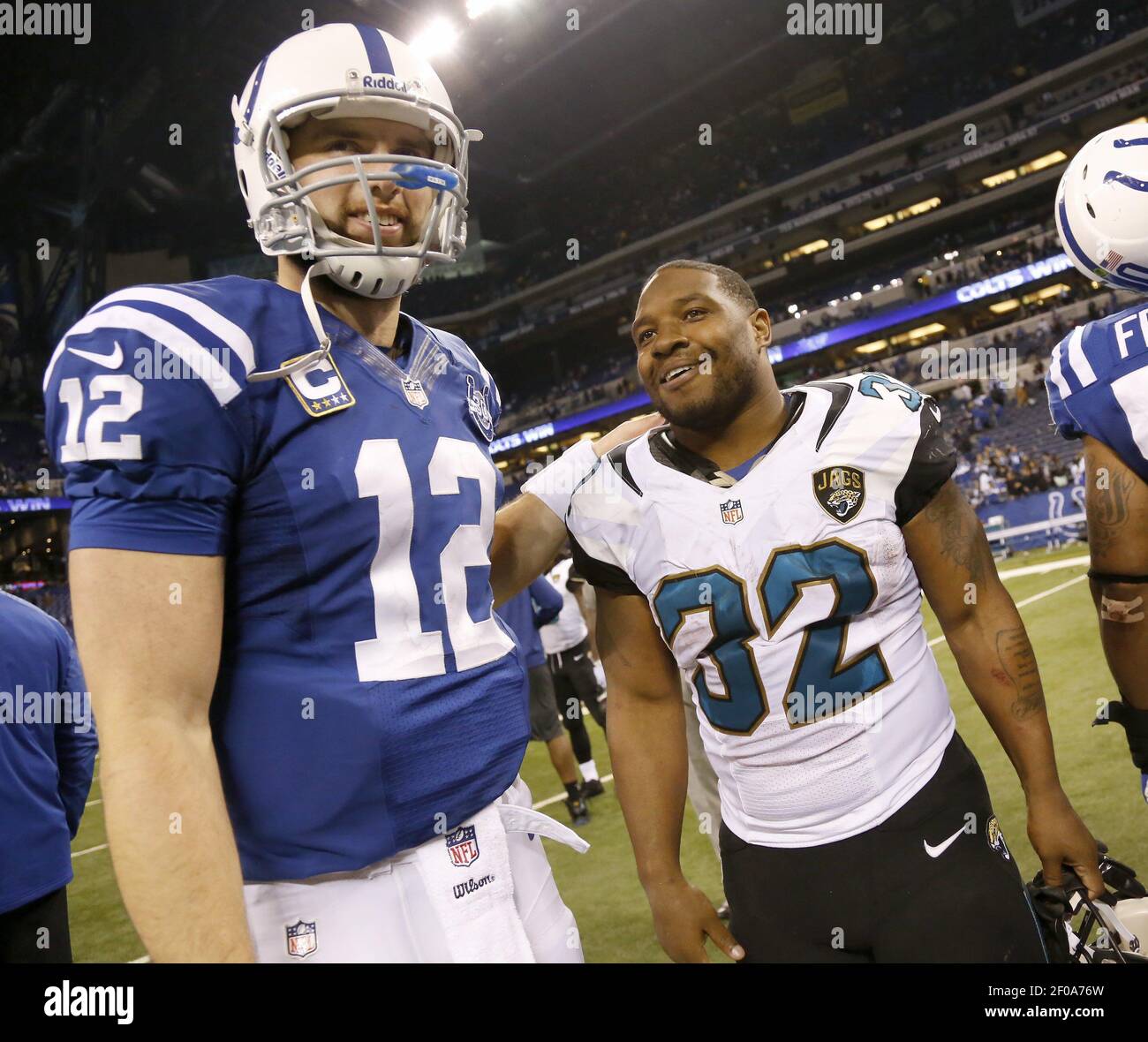 Jacksonville Jaguars running back Maurice Jones-Drew (32) congratulates ...