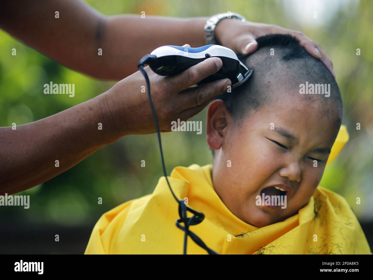 At his home in Columbia Heights, Minnesota, Jalue Dorgee gets his ...
