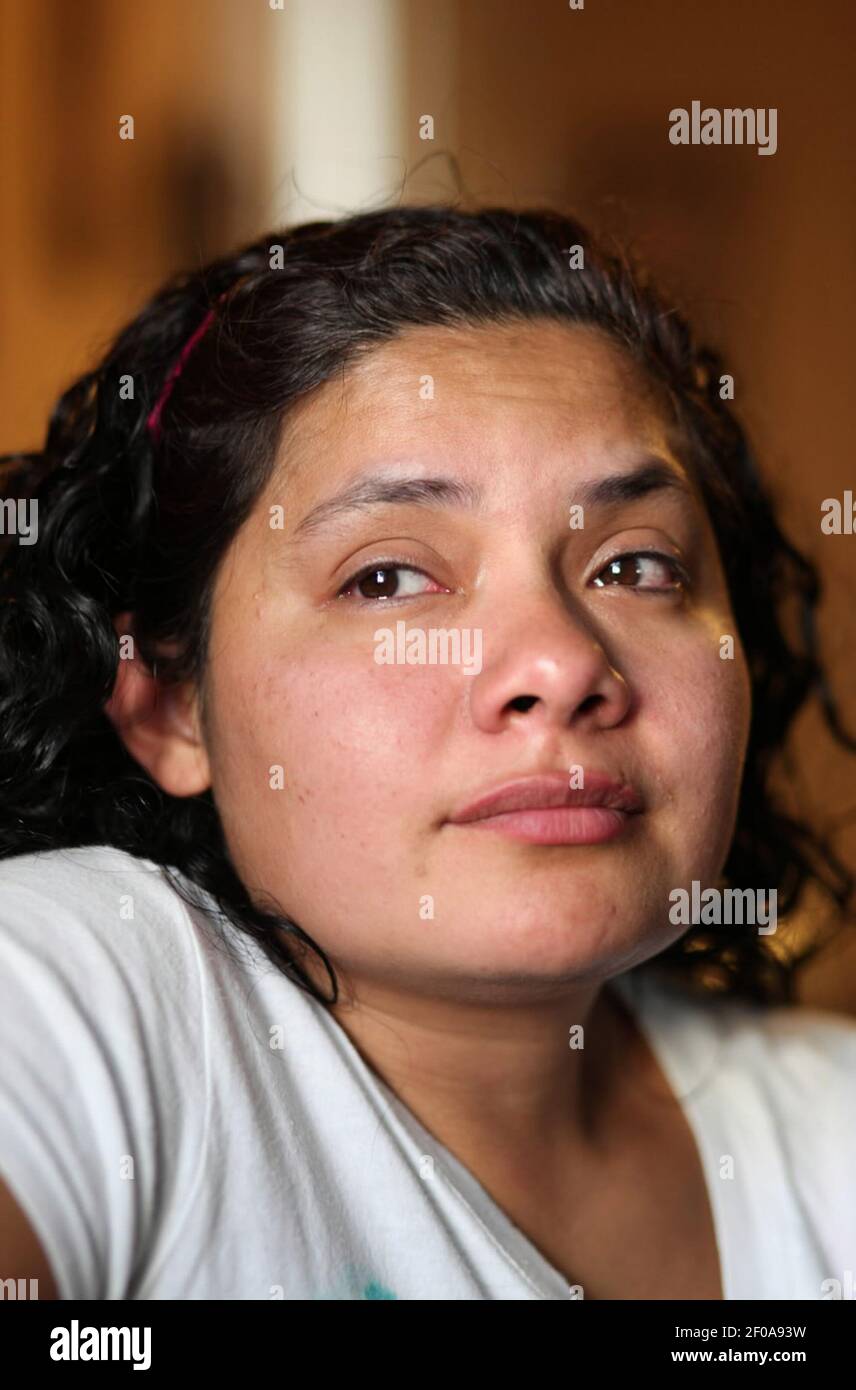 In this September 10, 2011 file photograph, Brenda Molina becomes ...