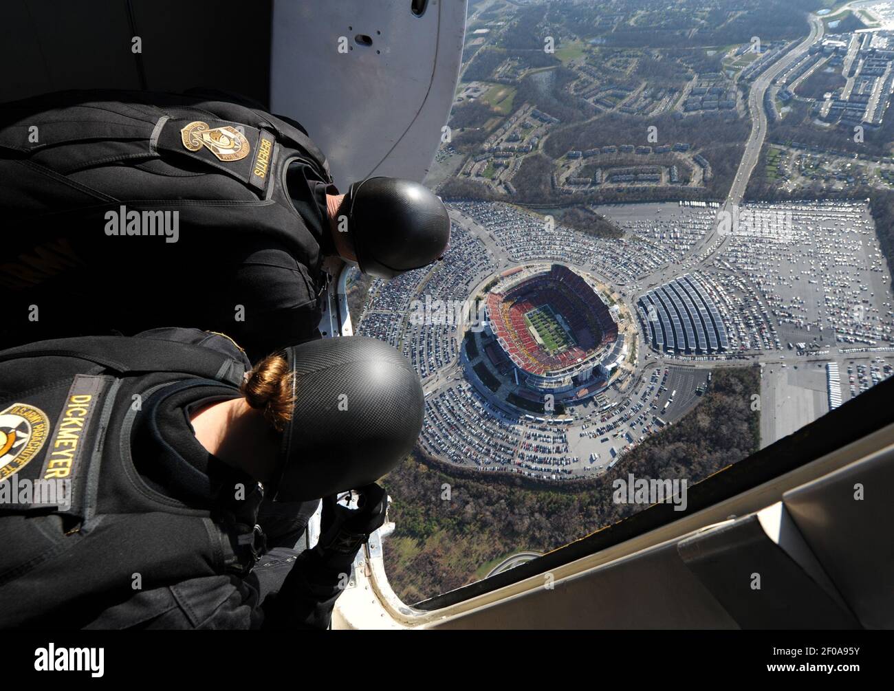 Members of the U.S. Army Parachute Team, Sgt. 1st Class John Berentis ...
