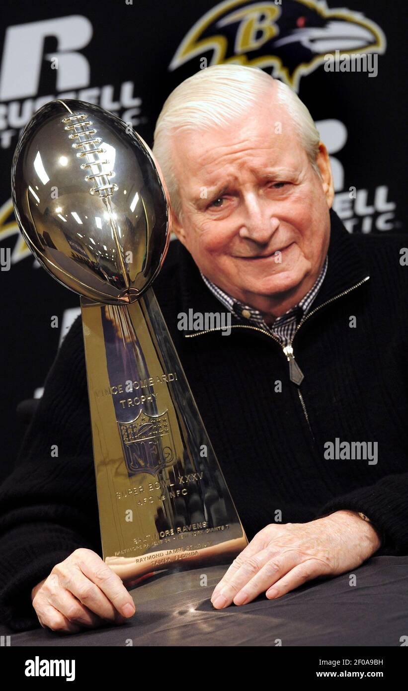 Art Modell, former owner of the Baltimore Ravens and the Cleveland ...