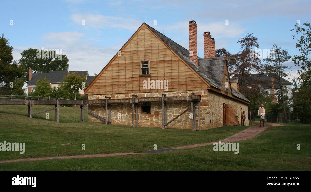 Archaeologists located the foundation of the distillery, which burned ...