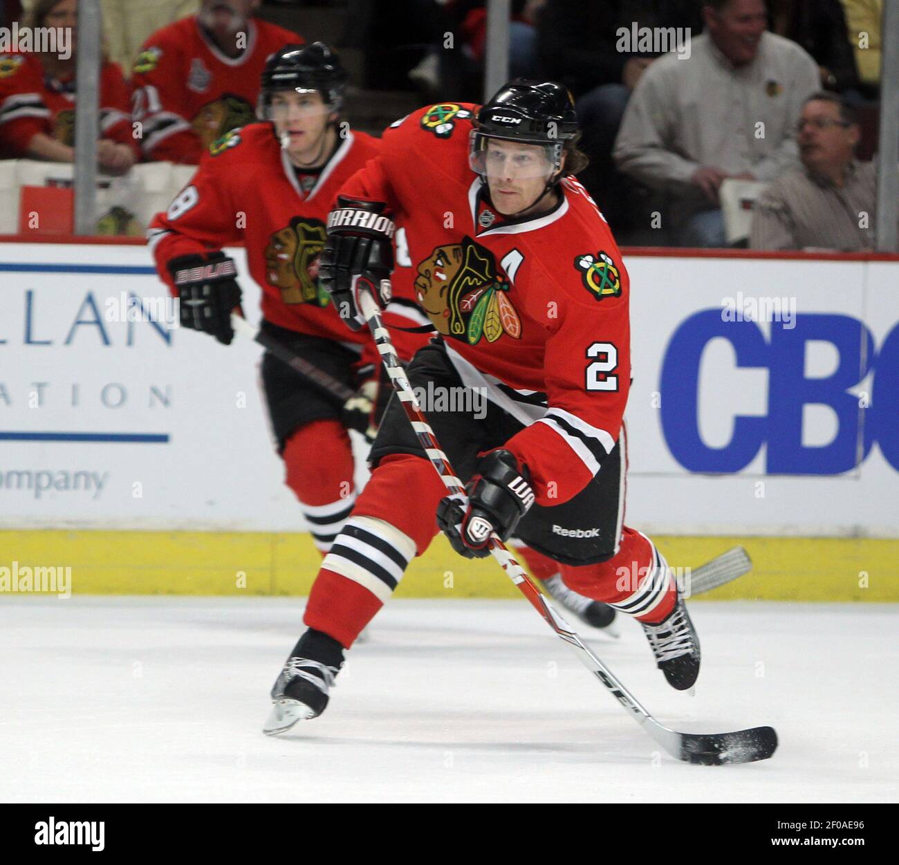 Chicago Blackhawks' Duncan Keith shoots and scores his 1st-period goal ...