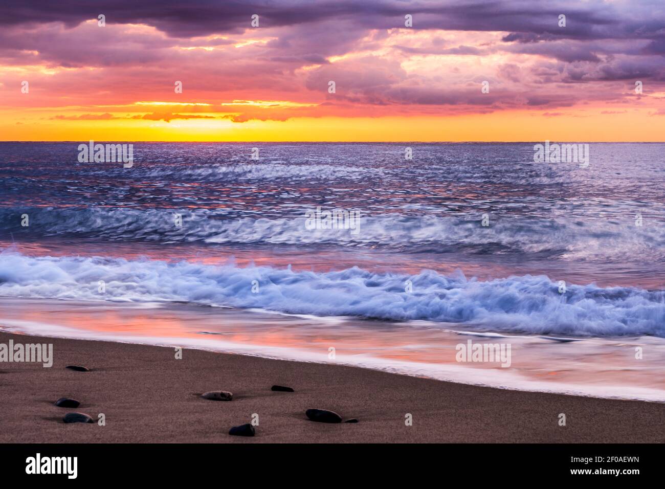 Beautiful beach landscape pastel hi-res stock photography and images ...