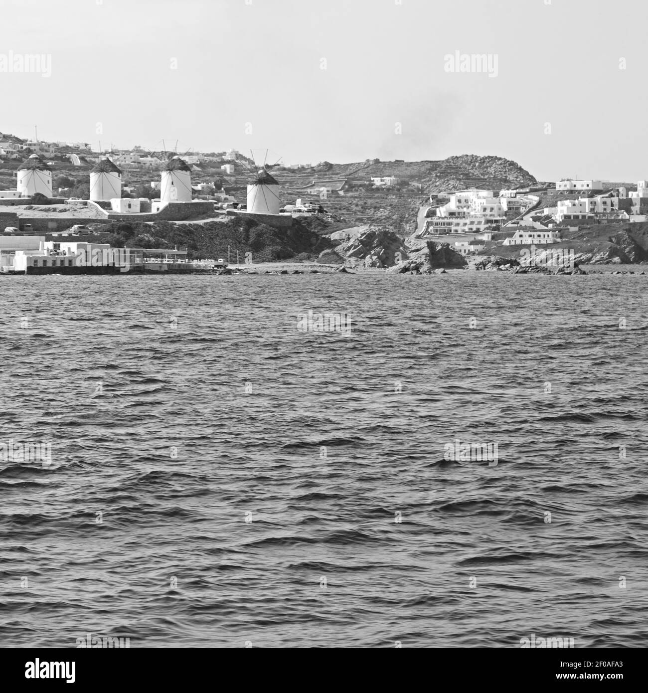 Old history in cyclades island harbor and boat santorini naksos europe ...