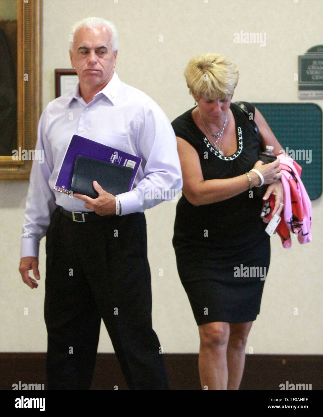 George and Cindy Anthony, right, parents of Casey Anthony, arrive on ...