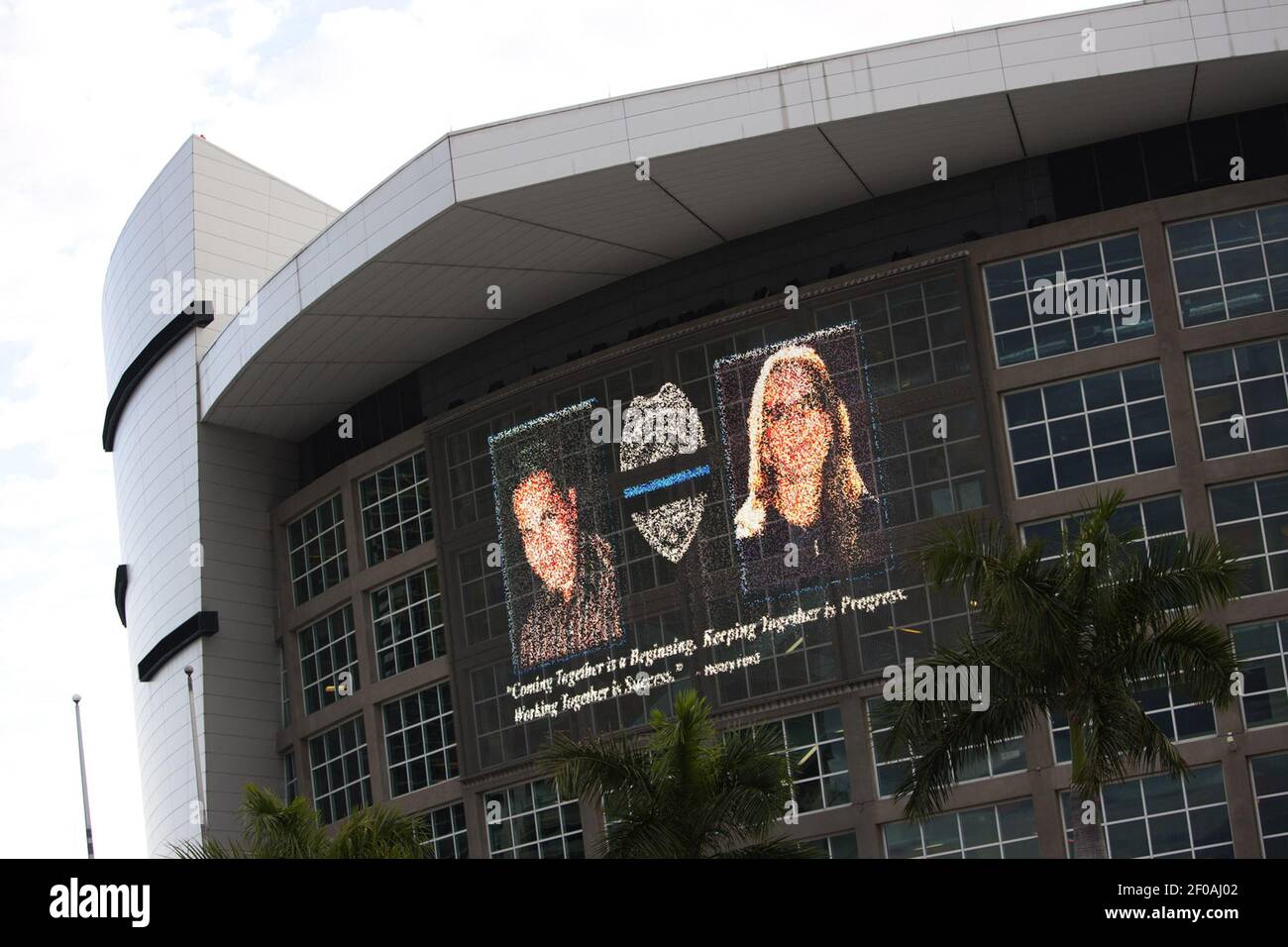 Lighted images memorialize the officers shot in the line of duty ...