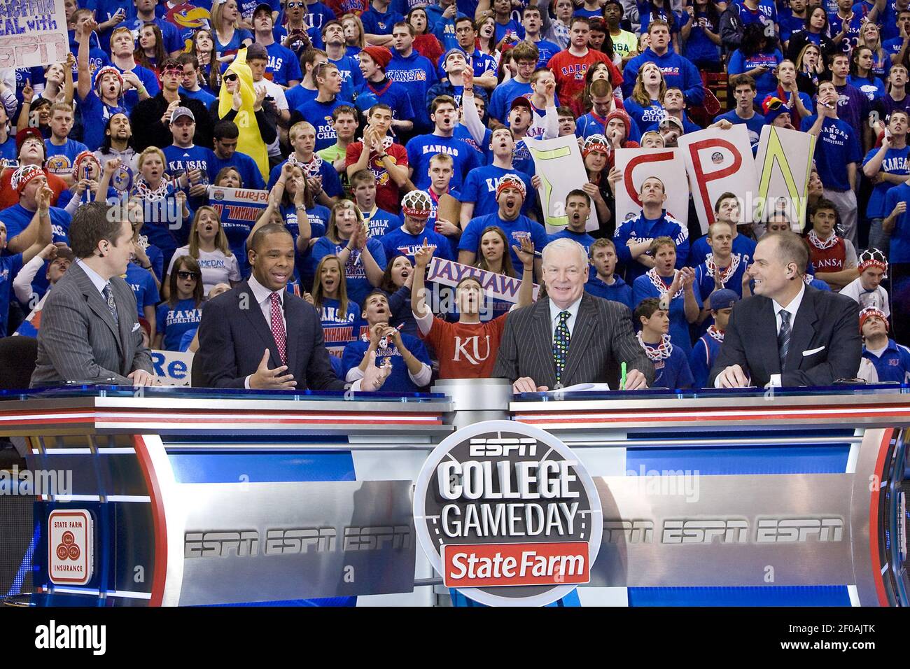 Kansas basketball fans got an early start for a visit from Kansas State ...