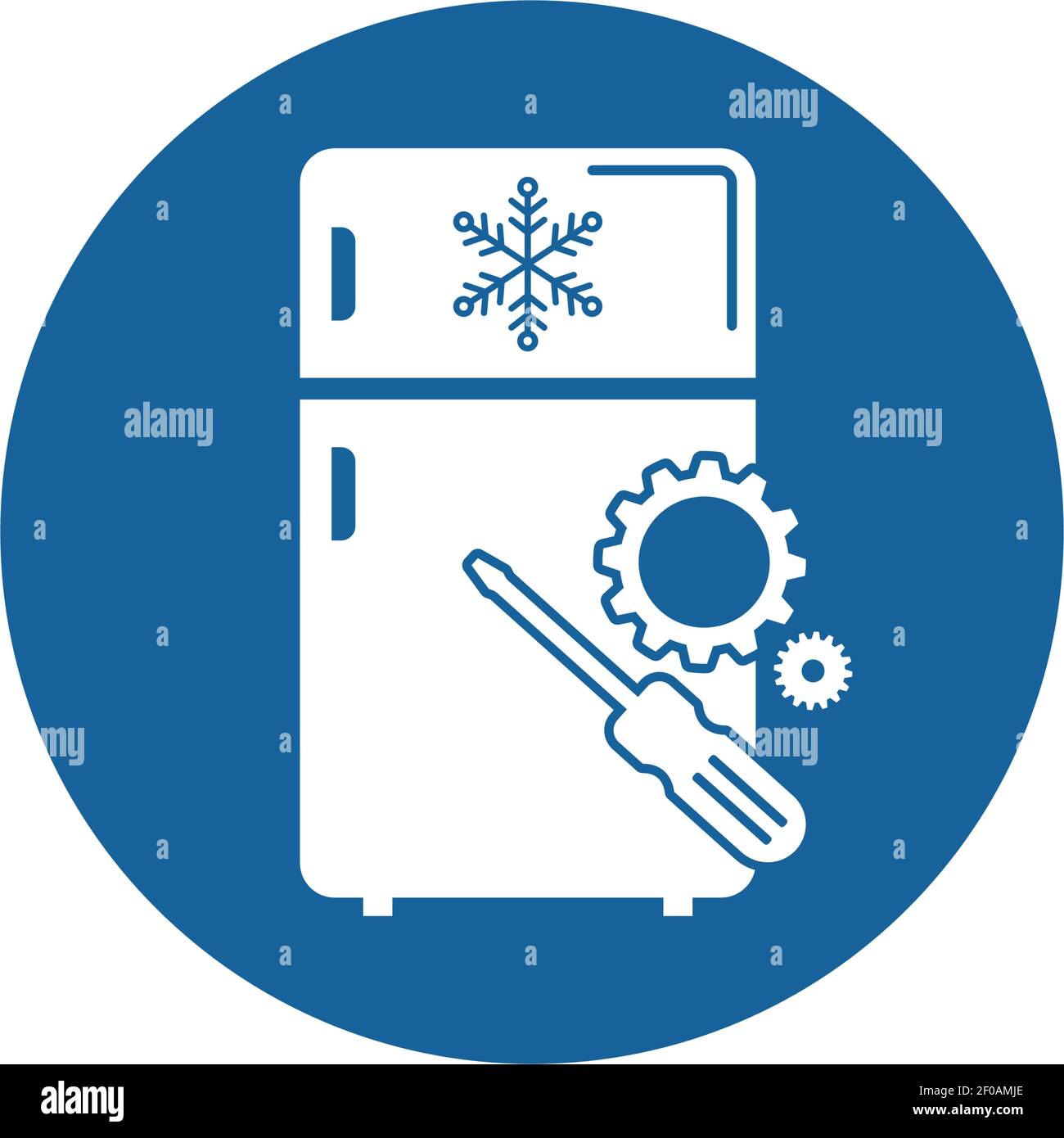 Refrigerator repair Stock Vector Images - Alamy