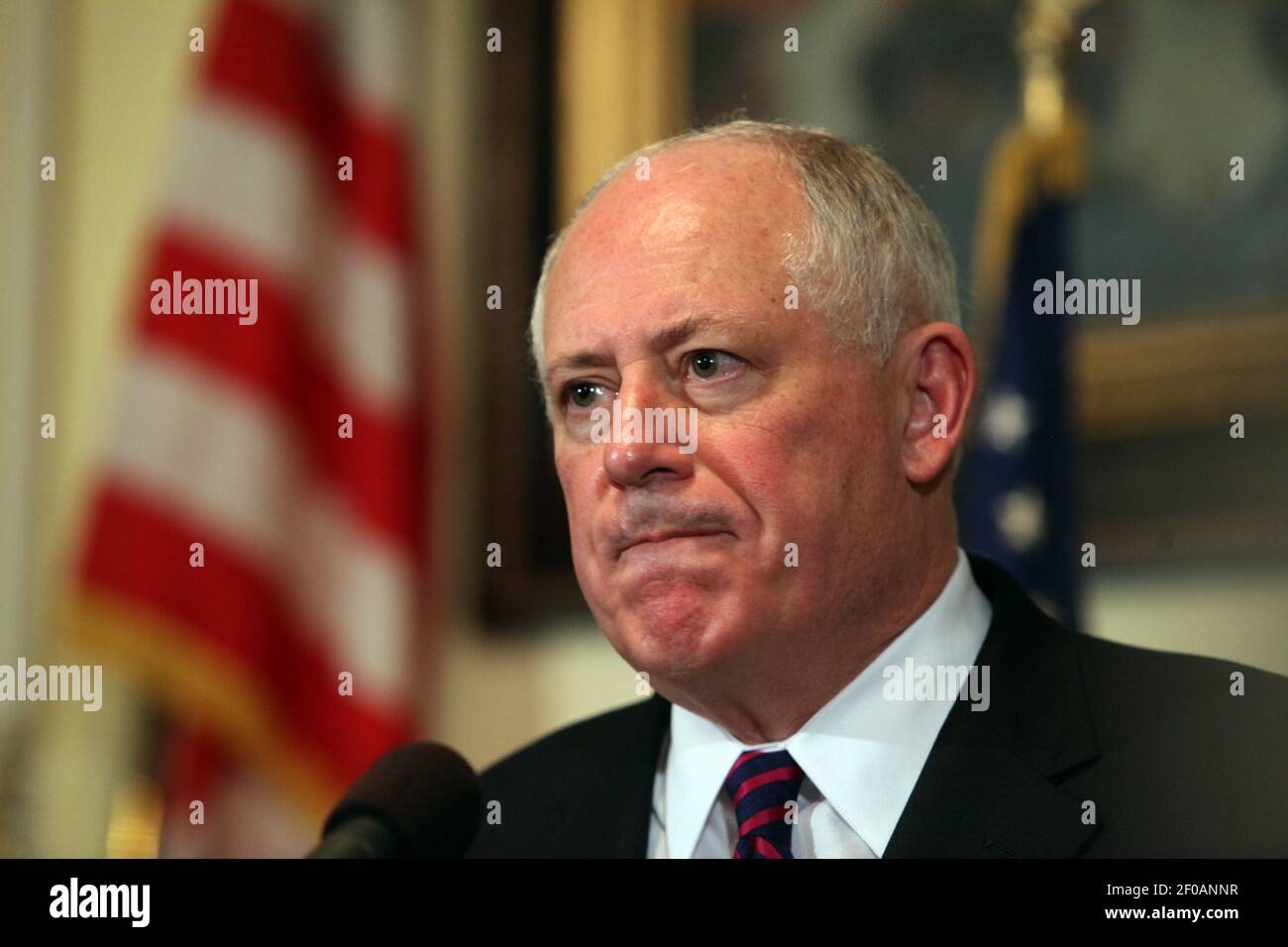 Gov. Pat Quinn speaks at a news conference after he signed into law a ...