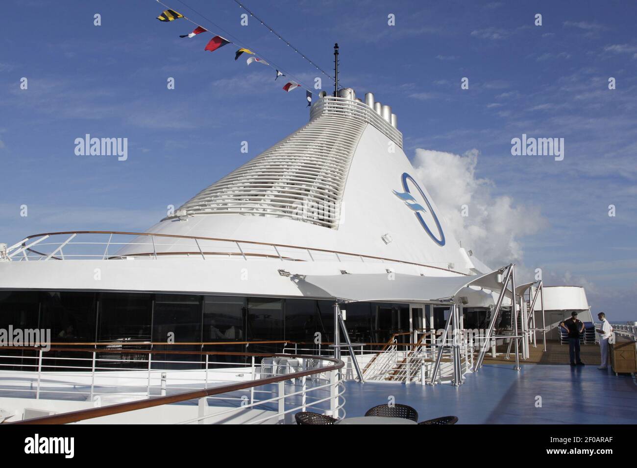 The Oceania Cruises' new ship, Marina, docked at the Port of Miami. The ...