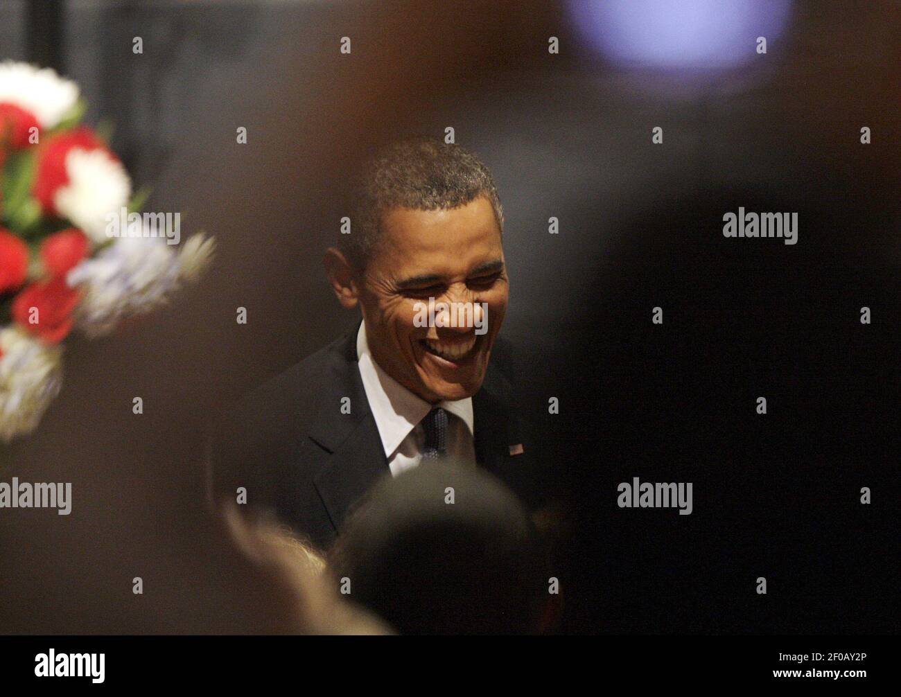 President Barack Obama delivered a fundraising and campaign kickoff ...