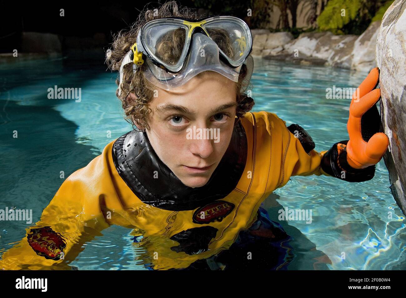 Evan Bozanic, 13, of Fountain Valley, Calif., poses for a photo in his ...