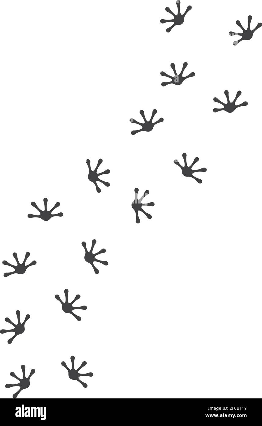 Lizard Footprint Clipart